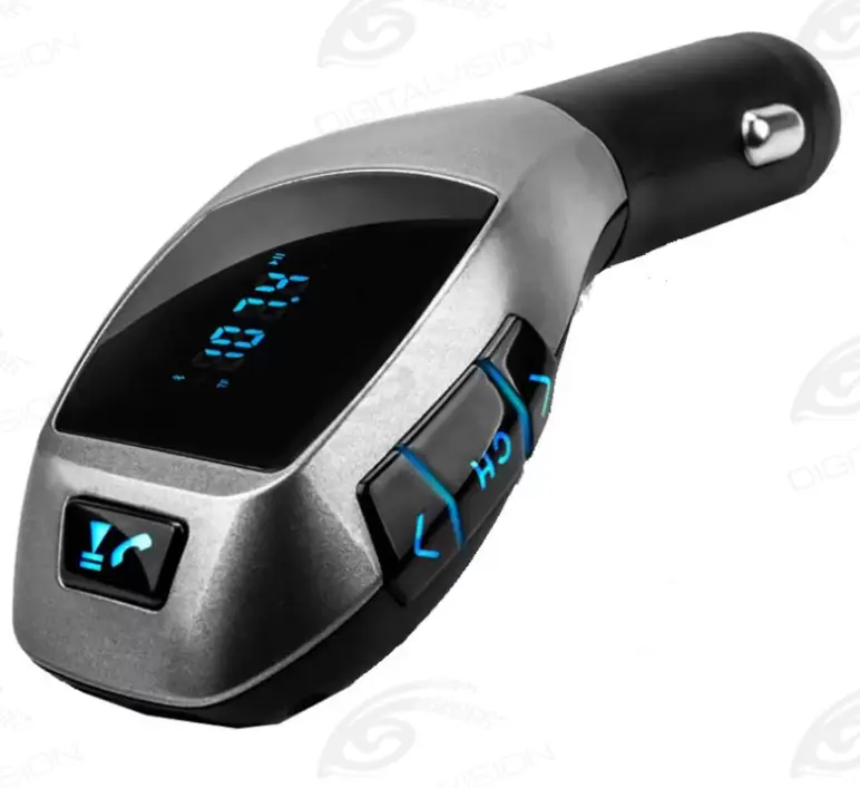 Bluetooth FM Transmiter X5, Sivi