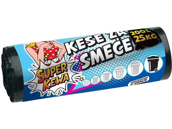 Super Kewa Kese za smeće 200l 35 mikrona 10kom