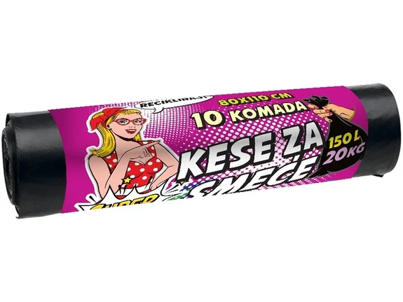 Super Kewa Kese za smeće 150l 35 mikrona 10kom