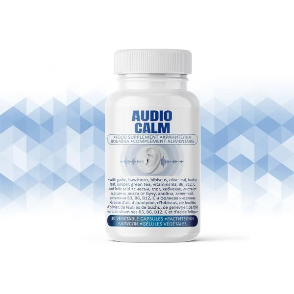 Audio Calm 30 caps – dodatak ishrani protiv zujanja u ušima