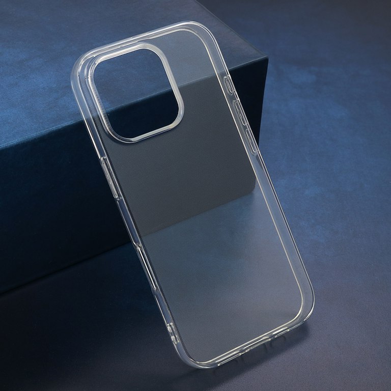 iPhone 16 Pro silikonska maska (Transparent)