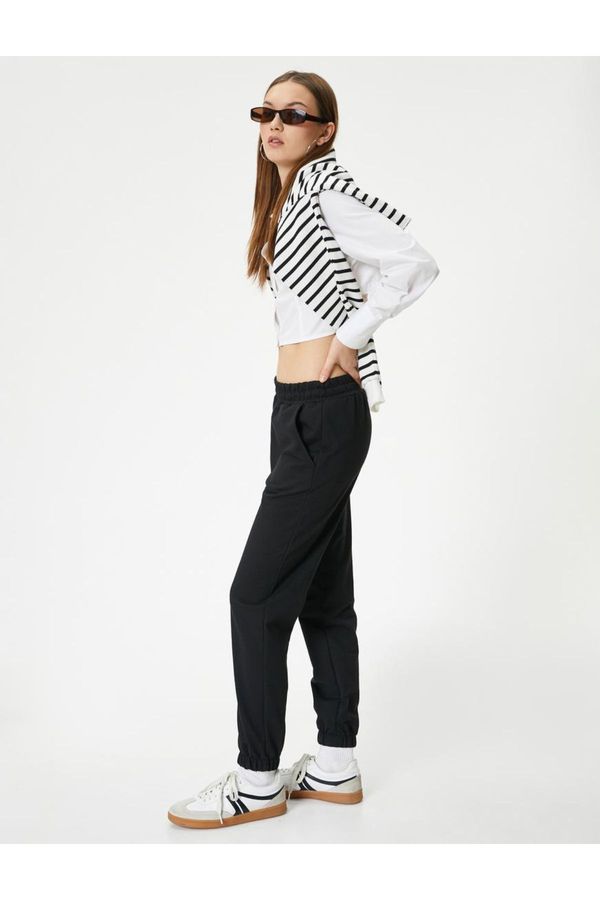 KOTON JOGGER SWEATPANTS COMFORTABLE FIT WITH POCKET