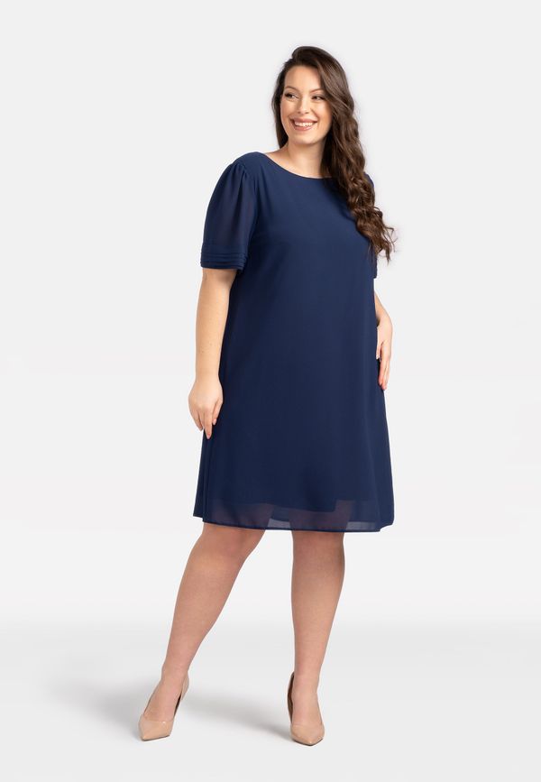 ŽENSKA HALJINA KARKO KARKO_DRESS_SC126_NAVY_BLUE
