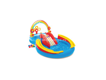 Intex Dečji bazen 2.97 x 1.93 x 1.35m Rainbow Ring Play Center