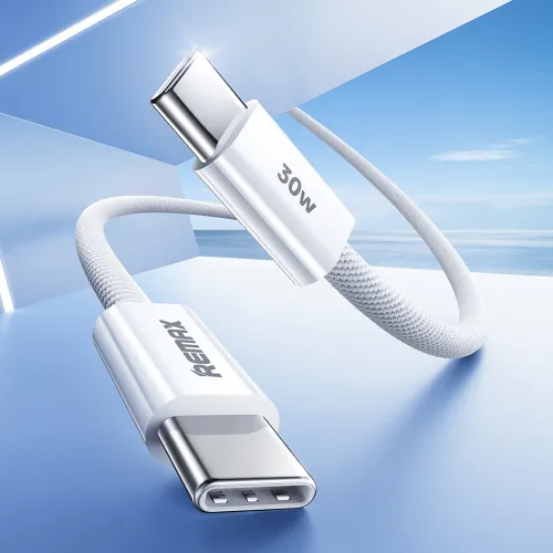 USB Data kabl Remax Chelectricy Series 30W PD Fast Charging RC-C010 Type C na Type C beli