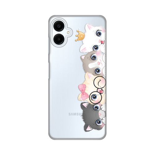 Silikonska futrola - maska print Skin za Samsung A065F Galaxy A06 Cats