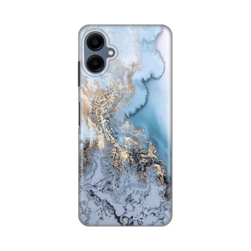 Silikonska futrola - maska print za Samsung A065F Galaxy A06 Blue Gold Marble