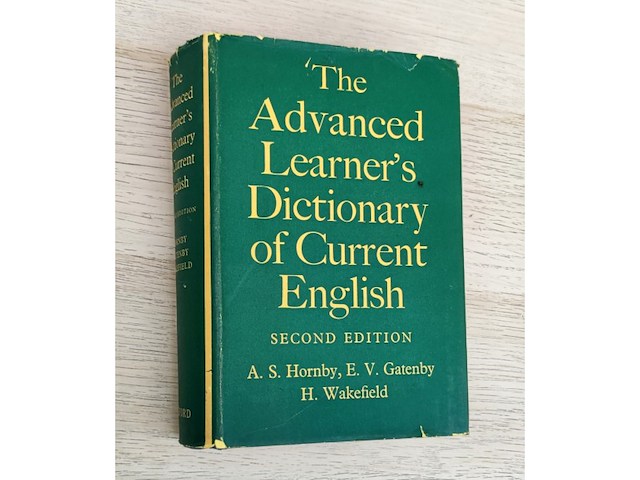 THE ADVANCED LEARNER`S DICTIONARY OF CURRENT ENGLISH