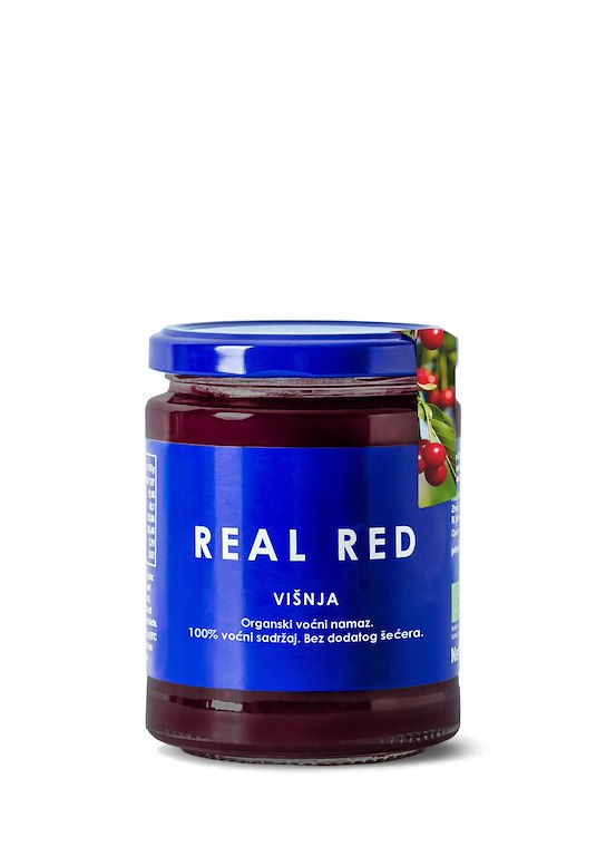 REAL RED Organski Voćni namaz od višnje, 320g