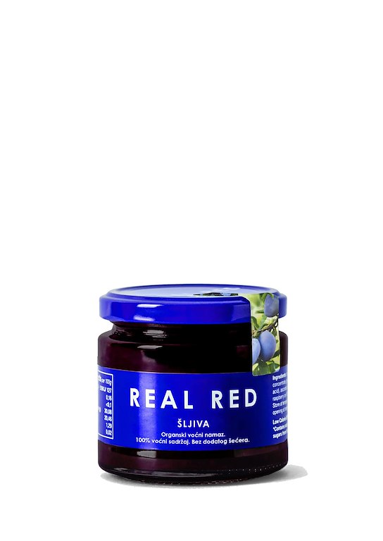 REAL RED Organski Voćni namaz od šljive, 200g