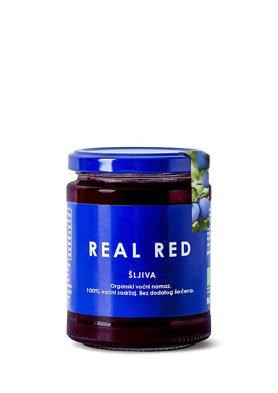 REAL RED Organski Voćni namaz od šljive, 320g