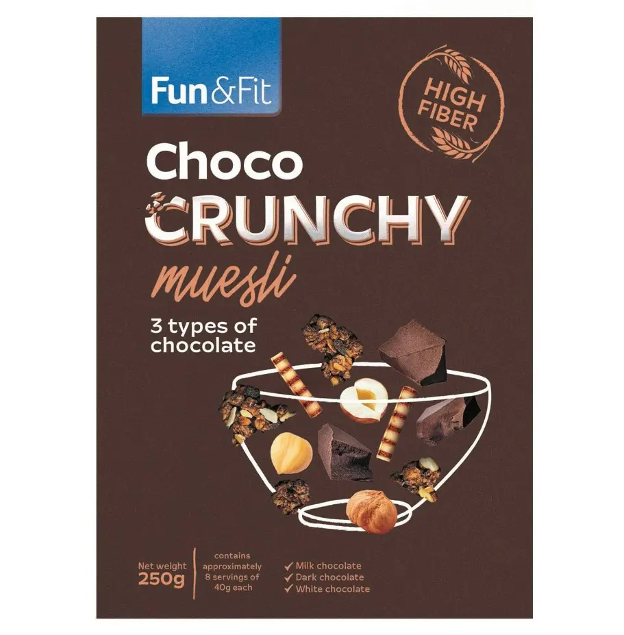 FUN&FIT Choco crunchy muesli 250g