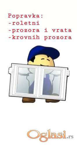 Popravka krovnih i pvc prozora Novi Sad