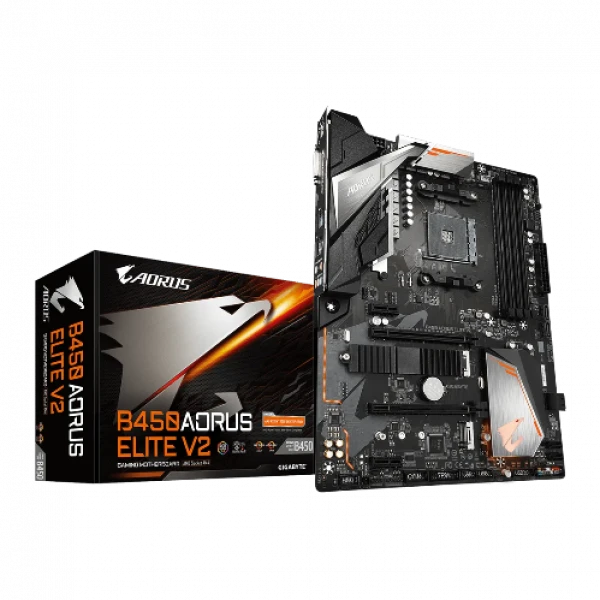 Matična ploča AM4 GIGABYTE B450 AORUS ELITE V2 rev. 1.0 DVI/HDMI/M.2