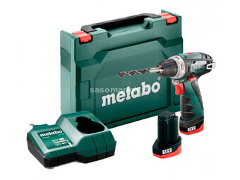 Metabo akumulatorska bušilica - odvrtač PowerMaxx BS Basic; 12V; 2x2,0 Ah 600984500