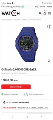 G-Shock teget (GA-B001CBR-2AER