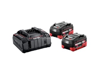 Metabo Basic Set baterija 2 x 5,5 Ah; 18V; brzi punjač ASC 145; za Metabo alate (685122000)