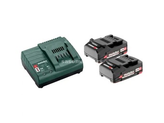 Metabo Basic Set baterija 2 x 2,0 Ah; 18V; punjač SC 30; za Metabo alate (685161000)