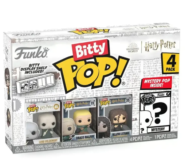 Funko Bitty POP! : Harry Potter Figurice Voldemort, 4 komada