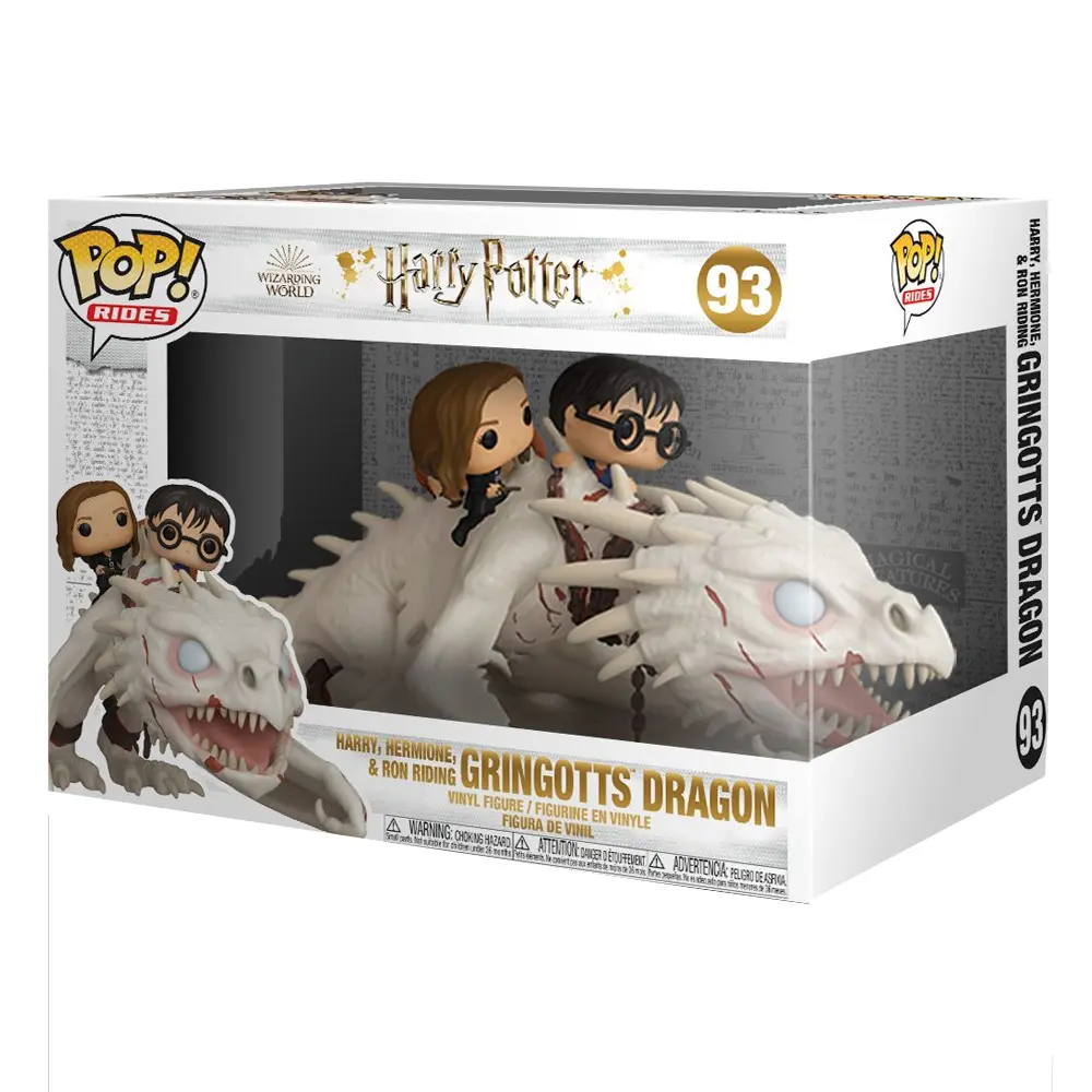 FUNKO Figura Harry Potter POP! Rides - Dragon W/Harry, Ron and Hermione