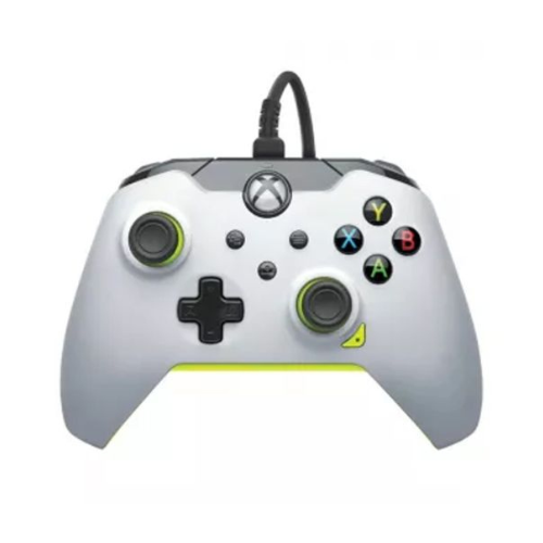 PDP Wired Controller White Electric Yellow