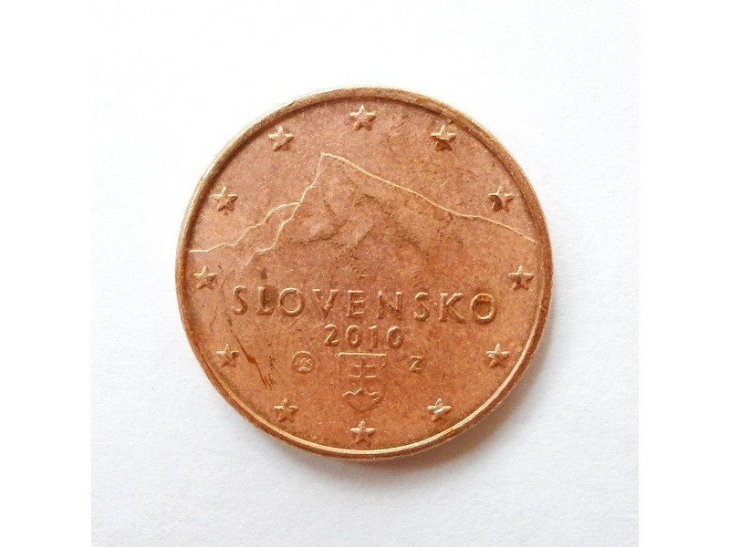 Slovačka 1 euro cent 2010