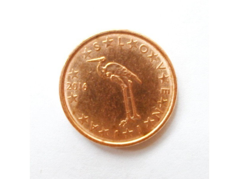 Slovenija 1 euro cent 2016