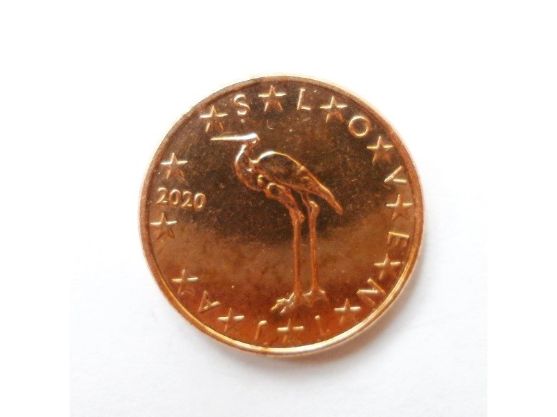 Slovenija 1 euro cent 2020