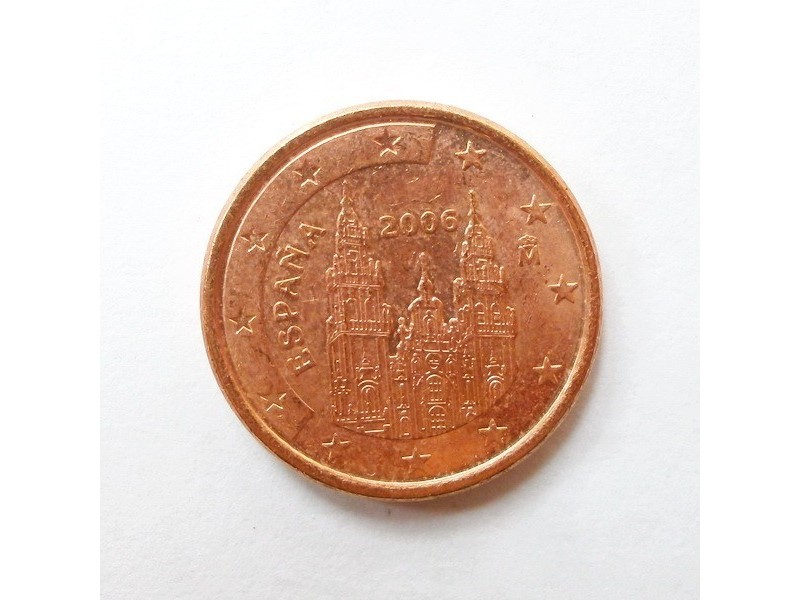 Španija 1 euro cent 2006