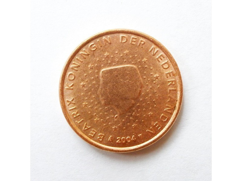 Holandija 1 euro cent 2004