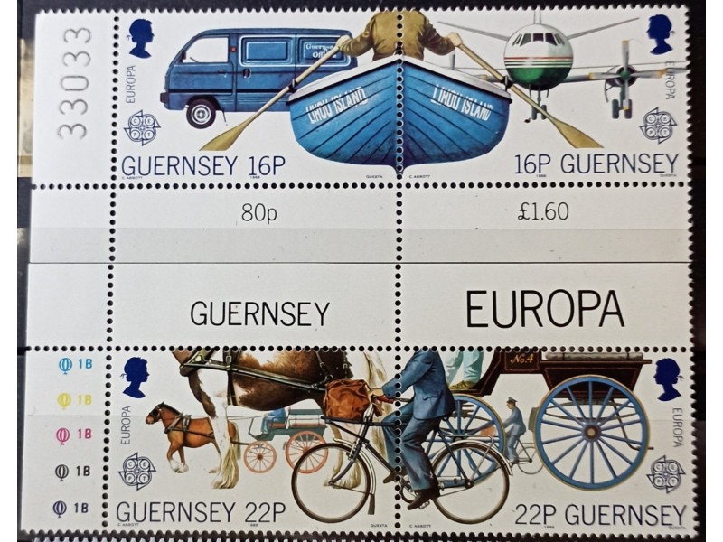 GUERNSEY CELA CISTA SER.BR. 417/20**IZ 1988-CEPT