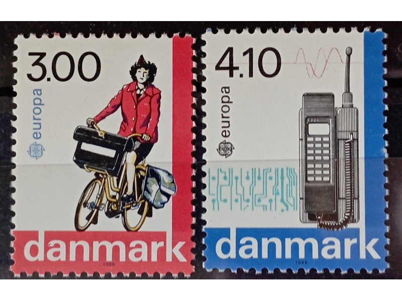 DANSKA CELA CISTA SER.BR.921/22**IZ 1988-CEPT