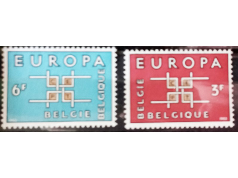 BELGIJA CELA CISTA SER.BR.1320/21**IZ 1963