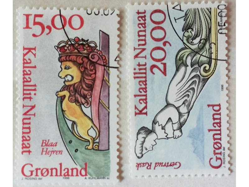 GRENLAND CELA ZIG. SERIJA BR. 294/95 IZ 1996