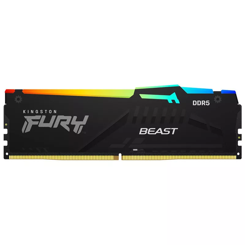 KINGSTON DIMM DDR5 16GB 5200MT/s KF552C36BBEA-16 Fury Beast RGB EXPO