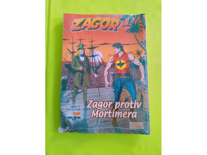 Zagor (VČ)- br. 55 - Zagor protiv Mortimera -CELOFAN