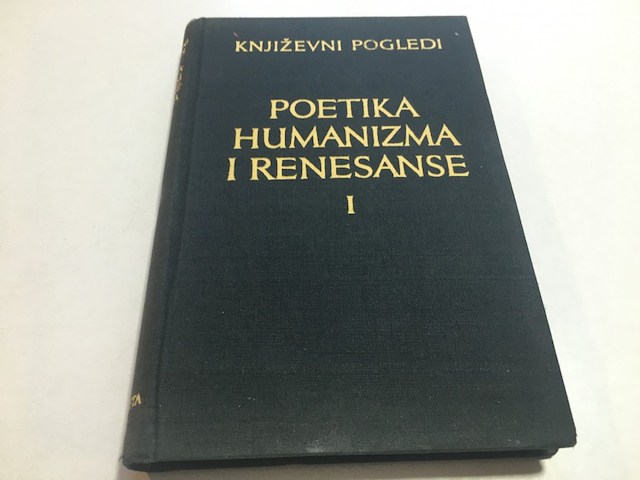 Poetika humanizma i renesanse  I