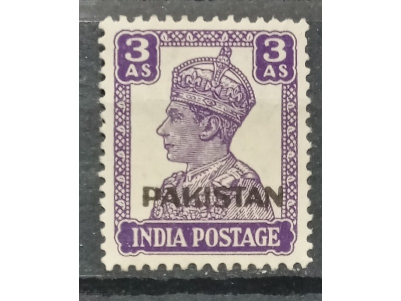 PAKISTAN 1947 - PREŠTAMPANA INDIJA **