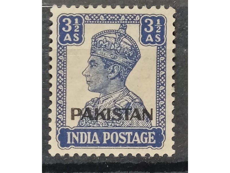 PAKISTAN 1947 - PREŠTAMPANA INDIJA **