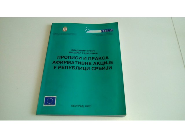 Propisi i praksa afirmativne akcije u RS Vladimir Đurić