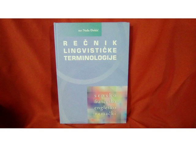 Rečnik lingvističke terminologije  mr Nada Đokić