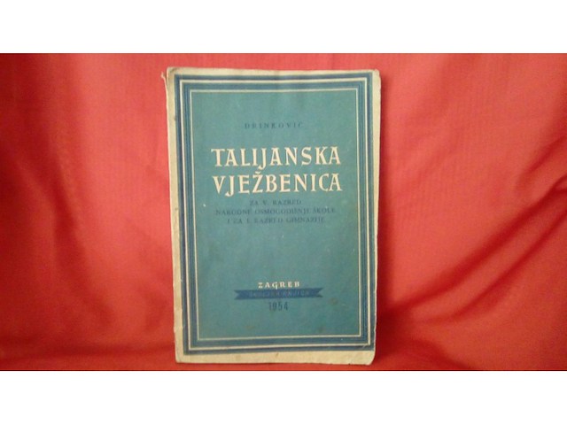 Talijanska vježbenica  Drinković + Talijanska gramatika