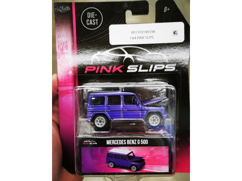 Jada Toys Pink Slips Mercedes-Benz G 500 Full Metal NOV