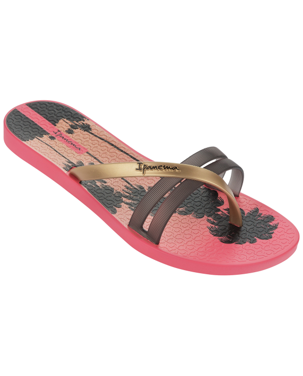 Ipanema Flip Print Fem Pink/Black