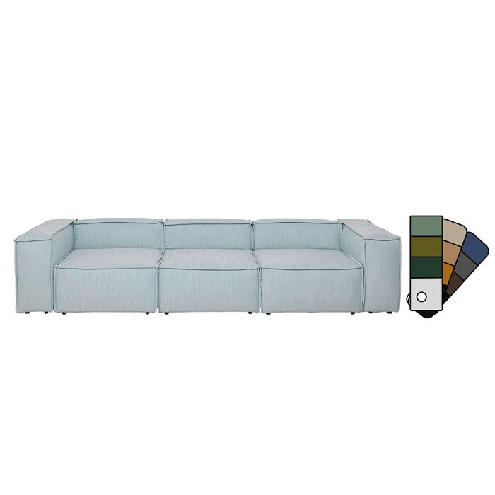 Sofa Korali Beach Outdoor Light Blue 320cm