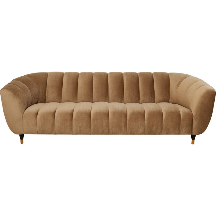 Sofa Spectra Velvet Brown 3-Seater 245