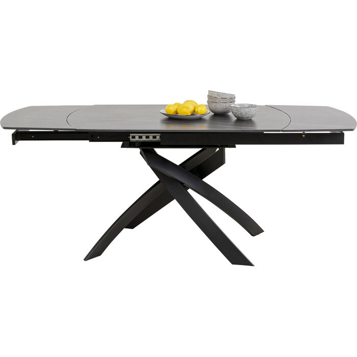 Extension Table Twist Black 120(30+30)