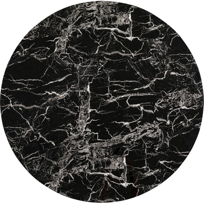 Table Top Schickeria Marble Black Ø110