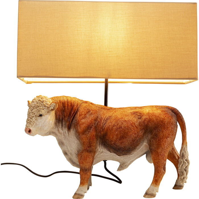 Table Lamp Animal Cow 51cm