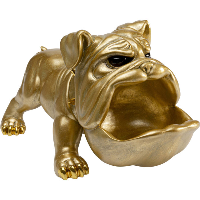 Deco Figurine Hungry Dog Gold 37cm